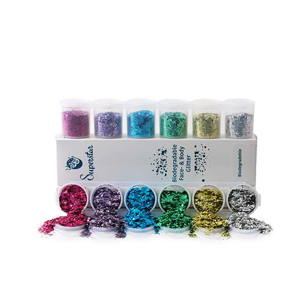 Biodegradable Chunky Glitter Mix 6-pack kopen? Bekijk het online aanbod!